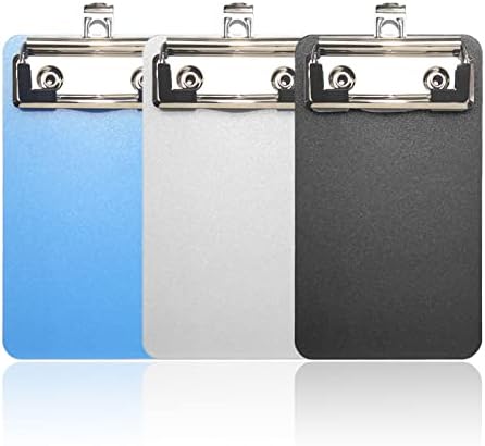 3 Pack Mini Clipboard | Acrylic Clipboards with Low Profile Clip ...