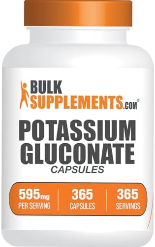 Amazon.com: BulkSupplements.com Potassium Gluconate Capsules ...