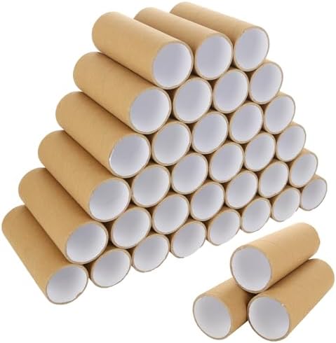Amazon.com : LOYORTY 40PCS 2" x 6" Mailing Tubes with Caps, Small ...