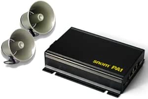Amazon.com : SNOM PA1 Public Address System with 2 25AE : Office Products
