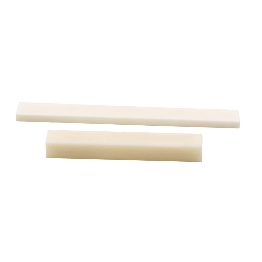 Snapklik.com : DISENS Bone Nut And Saddle Blanks Unslotted Guitar ...