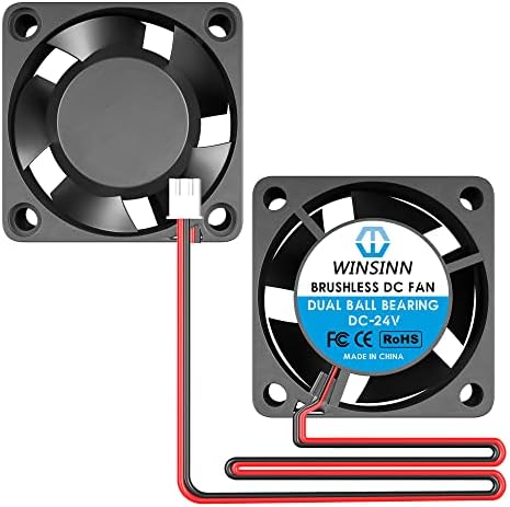 Amazon.com: WINSINN 40mm Fan 24V, 3D Printer Micro 24 Volt Fans 4020 ...