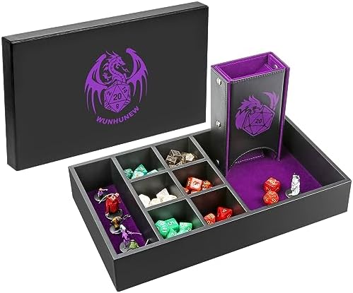 Amazon.com: DND Dice Tray & Tower Storage Box, 4 in 1 D&D Dice Holder ...
