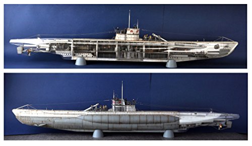 TRP06801 1:48 Trumpeter DKM U-Boat Type VIIC U-552 [Model Building KIT ...
