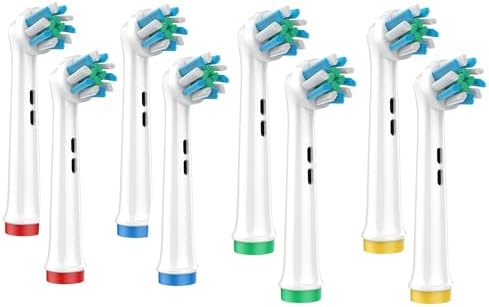 Amazon.com : Electric Toothbrush Replacement 8 Pack Refill Heads with ...