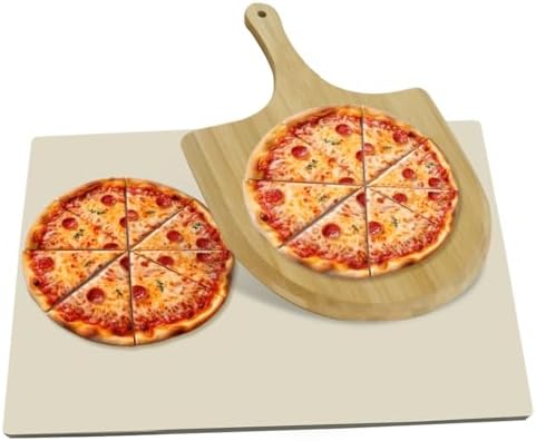 Amazon.com: Unicook Large Pizza Stone 20 Inch, Rectangular Baking Stone ...