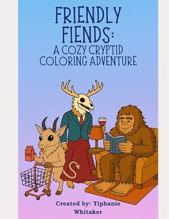 Amazon.com: Friendly Fiends: A Cozy Cryptid Coloring Adventure ...