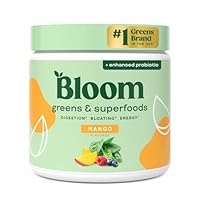 Bloom Nutrition Superfood Greens Powder, Digestive Enzymes with ...