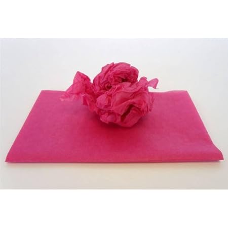 Fuchsia (Pink) Tissue Paper 48 Sheets Roll : Amazon.co.uk: Home & Kitchen