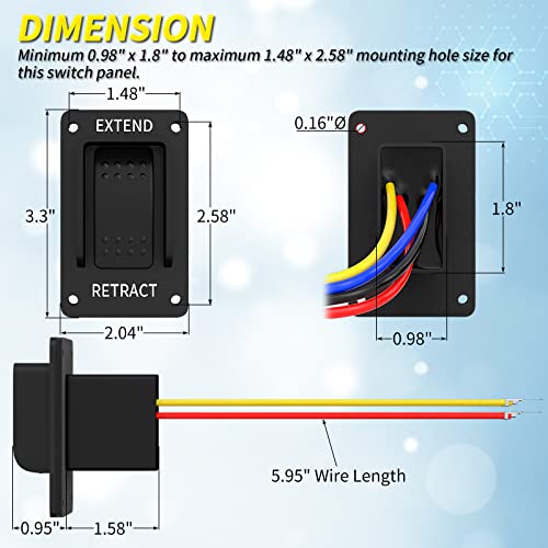 Snapklik.com : Joinfworld Reverse Polarity Switch 12V Waterproof ...