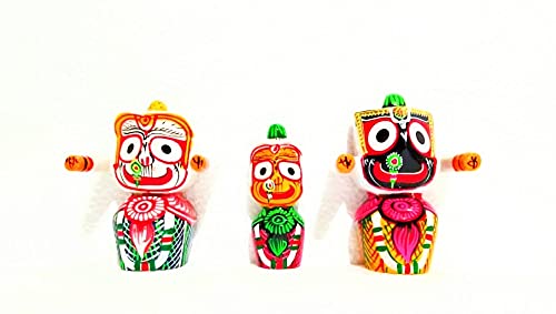 Buy Lord JAGANNATH, Lord BALABHADRA , MAA SUBHADRA Idols and Sudarshan ...