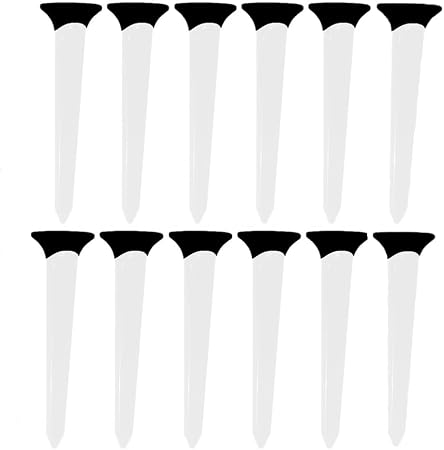 Leanockesa 12 Pack Large Golf Tees, Premium Plastic Golf Tees with Cup ...