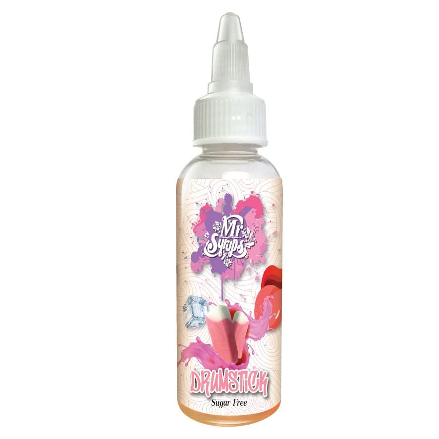 Mr Syrups Drumstick Lolly Flavoured Syrup 60ml Bottle Low Calorie ...