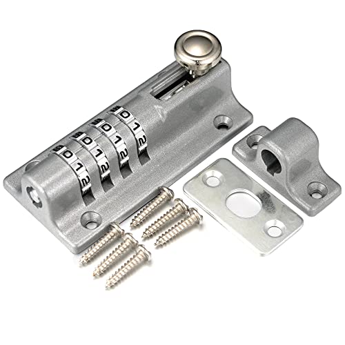 Snapklik.com : Combination Door Security Slide Latch Lock,VRESOURCING ...