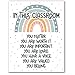 Amazon.com: HoneyKICK Boho Rainbow Classroom Decor - 11 x 14 ...