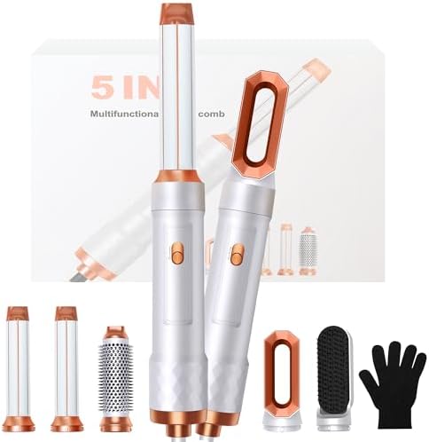 Magic Styler 5 in 1 Hair Styler, Air Styler Set with Curl Straighten ...