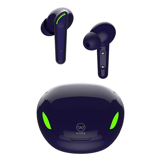 Wings Phantom 250 Wireless Earbuds, with 30 Hours Playtime, Bullet ...