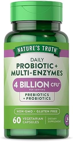Amazon.com: Nature's Truth Probiotics with Enzymes | 60 Capsules ...