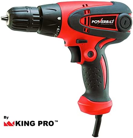 KING PRO By POWERBILT PBT-SD-10L 10mm Electric Screwdriver Drill 500W ...