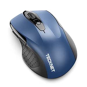 Amazon.in: Buy TECKNET Bluetooth Mouse, 3200 DPI Wireless Mouse (BT5.0 ...
