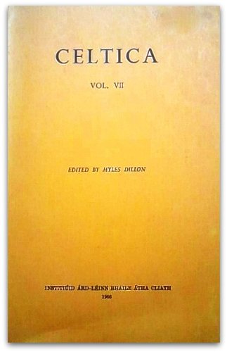 Celtica: Journal of the School of Celtic Studies (Periodicals and ...