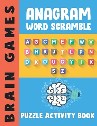 Brain Power Puzzles: Stress Relief and Relaxation Anagram Activity Book ...