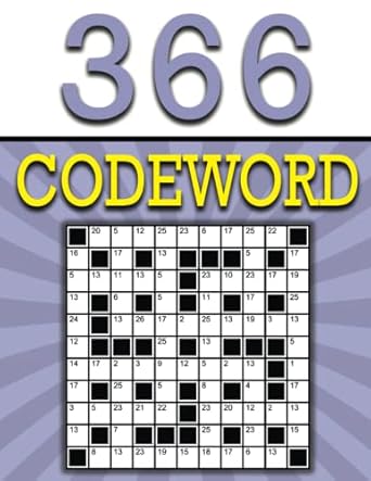 2022 Codeword: 366 Codeword a Day 2022: Large Print Codewords Puzzle ...