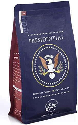 Amazon.com : Ellis Coffee - Presidential – Light Roast – Ground Coffee ...