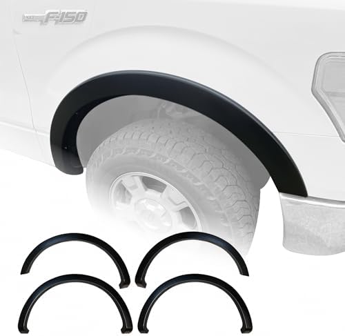 Amazon.com: Rough Country SF1 Fender Flares for Ford F-150 (2021-2024 ...