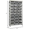 Amazon.com: King's Rack Bin Rack Storage System Heavy Duty Steel Rack ...