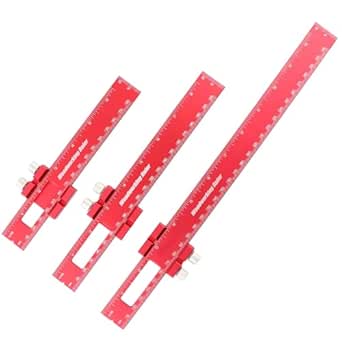 Woodworking Ruler,Pocket Ruler,T Track Slide Rule,Precision,with Inch ...
