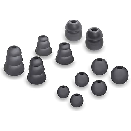 Amazon.com: MEE audio Standard Eartips Ear Tip Combo Set (6 pairs in ...
