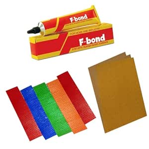 Buy GRS Cricket Bat Toe Guard 5 Pcs with F-Bond & 4 Pcs Sand Paper for ...