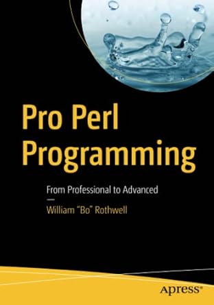 Pro Perl Programming: From Professional to Advanced : Rothwell, William ...