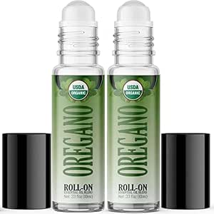 Amazon.com: Organic Oregano Roll On Essential Oil Rollerball (2 Pack ...