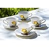 Amazon.com | Grace Teaware Lemon Bee Fine Porcelain 11-Piece Tea Set ...