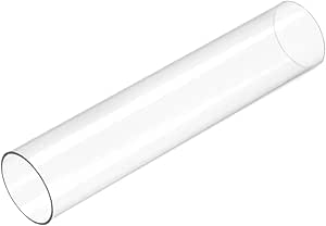 DMiotech 6" Clear Rigid Plastic Pipe 30mm x 32mm(1 1/4") Polycarbonate ...
