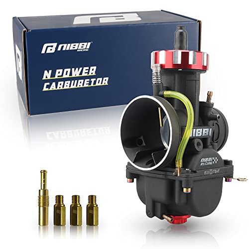 NIBBI PWK 38MM Carburetor with Three Main Jets and One Pilot Jet of ...