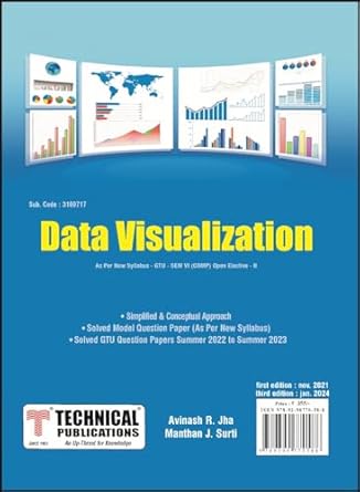 Amazon.in: Buy Data Visualization for GTU 18 Courses Sem.-VI (Computer) Open Elective-II ...