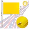 Amazon.com : LoveVC 12Pcs 8×12 Inch Solid Yellow Flags Small Blank ...