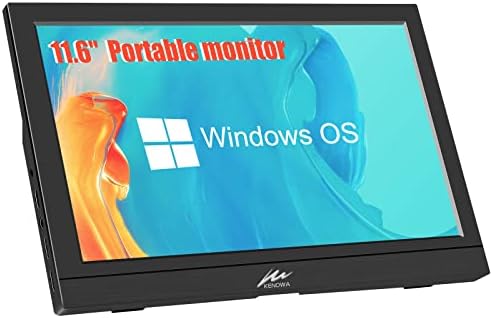 Amazon.com: Kenowa Portable Monitor 11.6 Inch HD 1366x768 LED Display ...