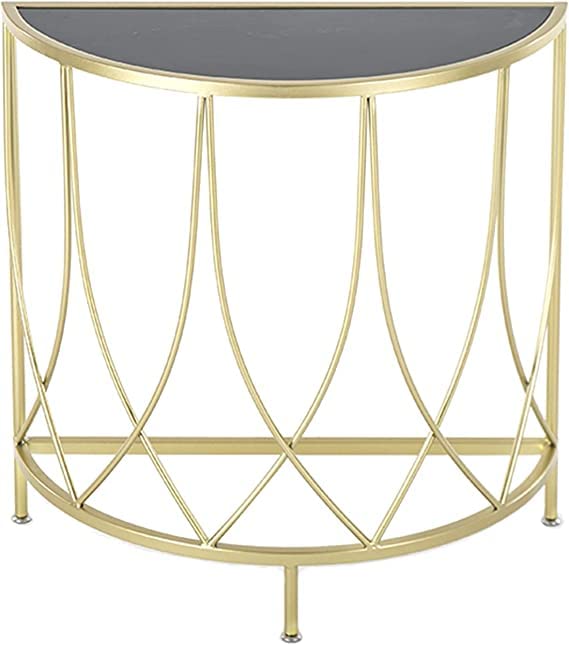 New Mark Impex Console Table Metal Sofa Table top MDF Console Table ...