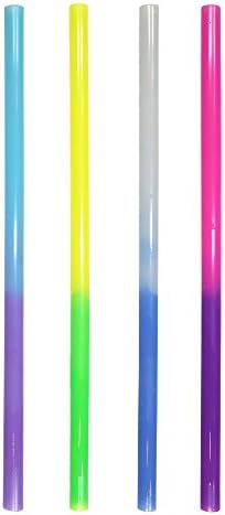 Amazon.com: Color Changing Reusable Plastic Straw, Set of 24 ...