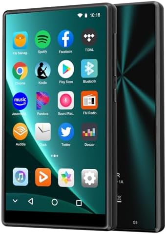 ZAQE MP3 Player with Bluetooth and Wifi, 4.7" MP4 player with Spotify ...