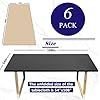 Amazon.com: Dozobeede [6 Pack] Kraft Paper Tablecloth Disposable for ...