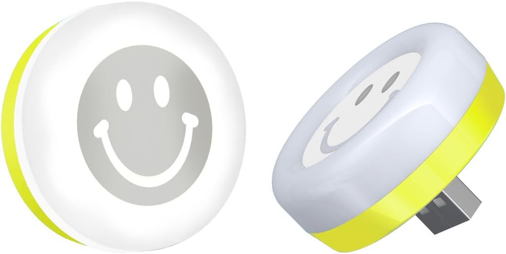 ILOKEY USB Night Light Convenient Night Light LED Small Round Light ...