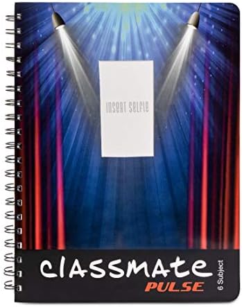 Classmate Premium 6 Subject Spiral Notebook - 203mm x 267mm, Soft Cover ...