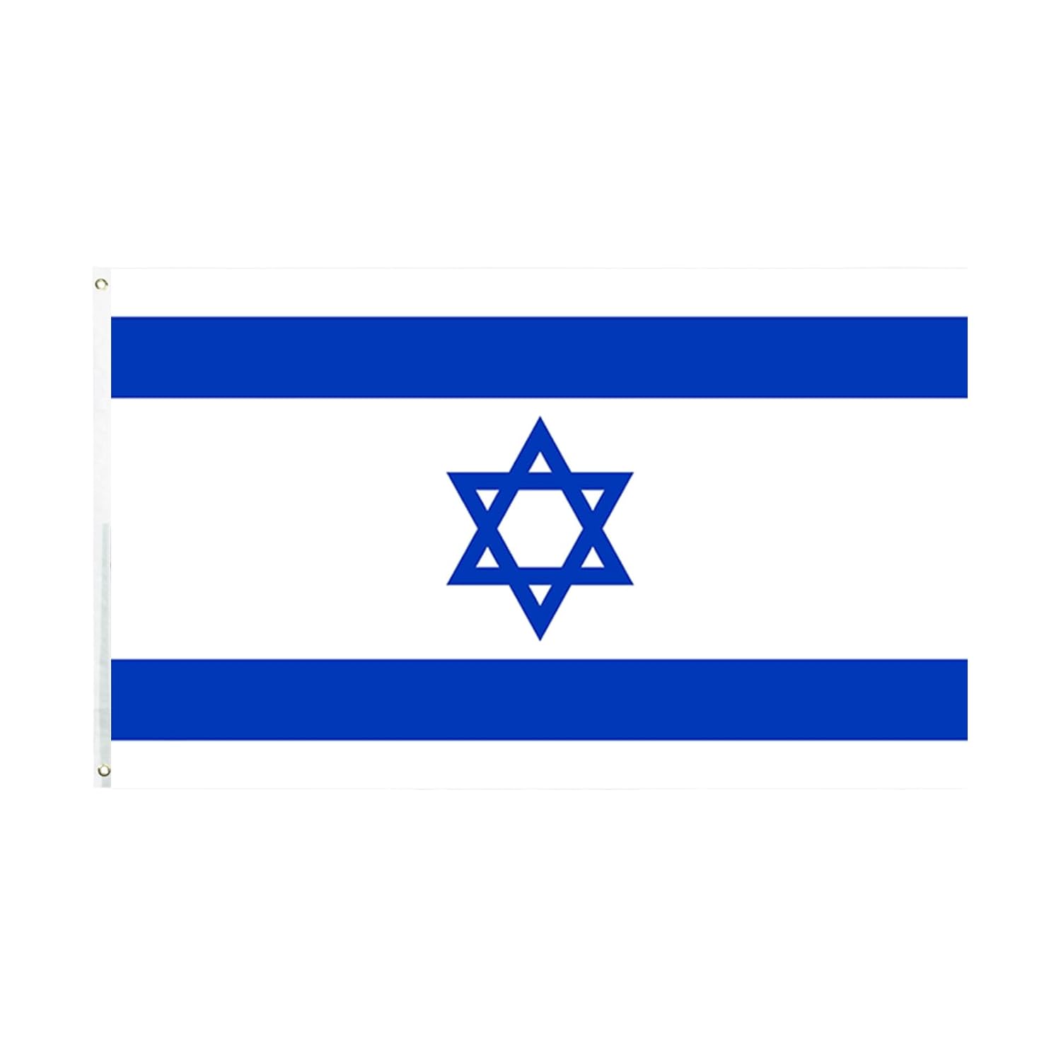 Israel Flag 5ft x 3ft - 1Pcs Israel National Flag Large with Brass ...