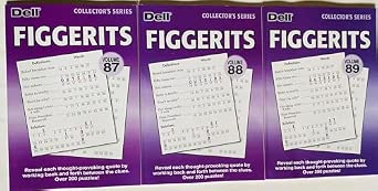 Issue numbers 87, 88, and 89 of the Figgerits Word Puzzle Book for ...