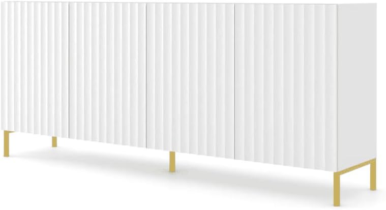 Arthouse Contemporary White Sideboard Cabinet 200cm - Modern Large ...